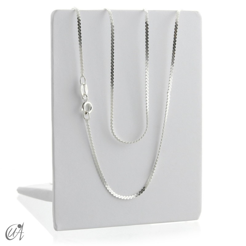 Sterling silver serpentine chain