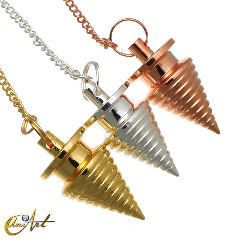 Buy ribbed metal conical pendulum