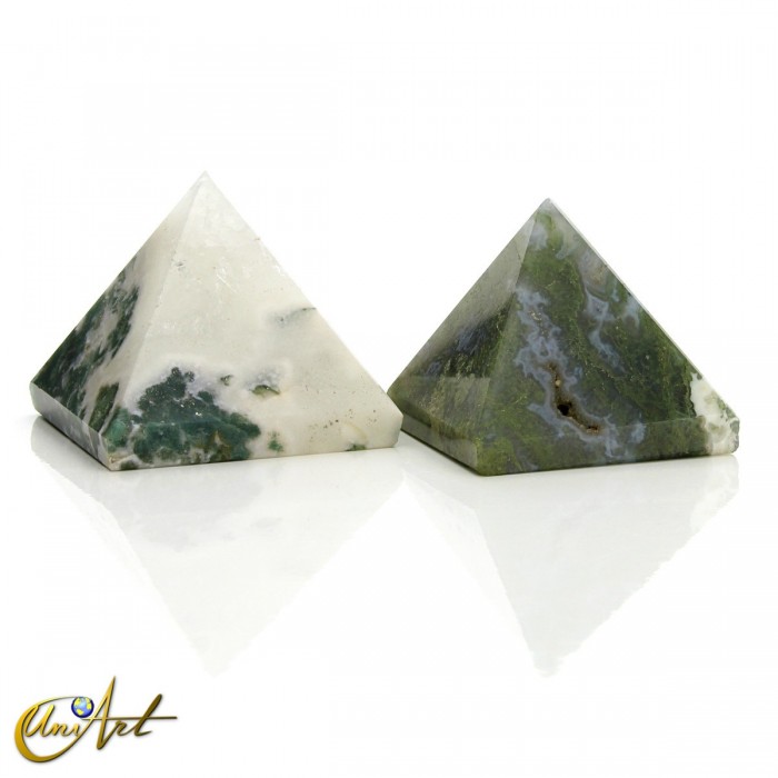 Buy green agate pyramid