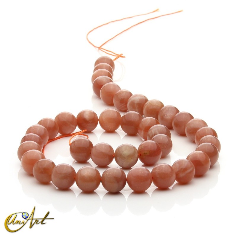 Buy sunstone round bead strands
