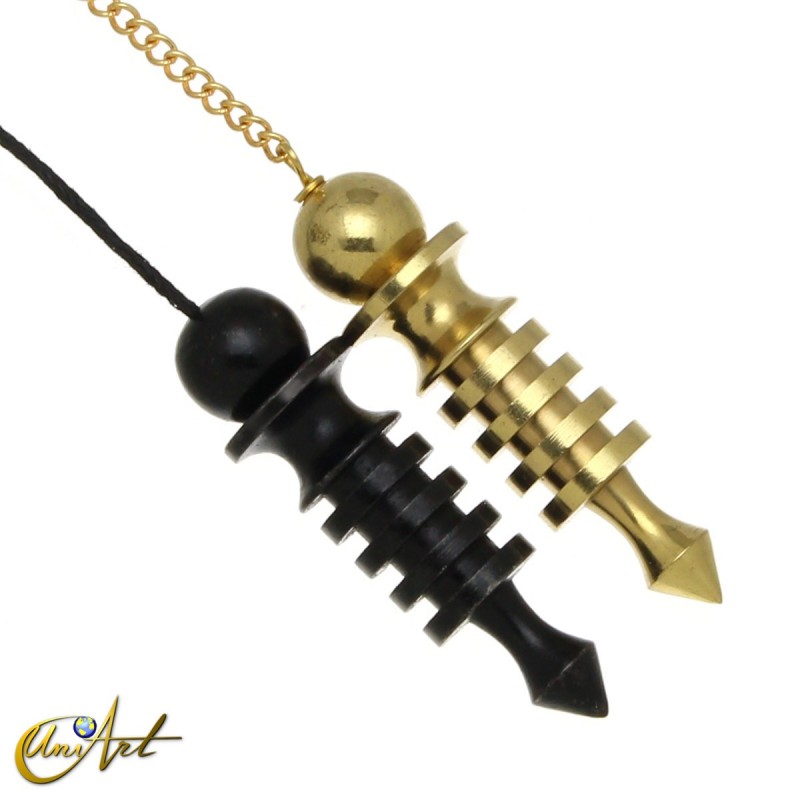 Isis metal pendulum with cavity