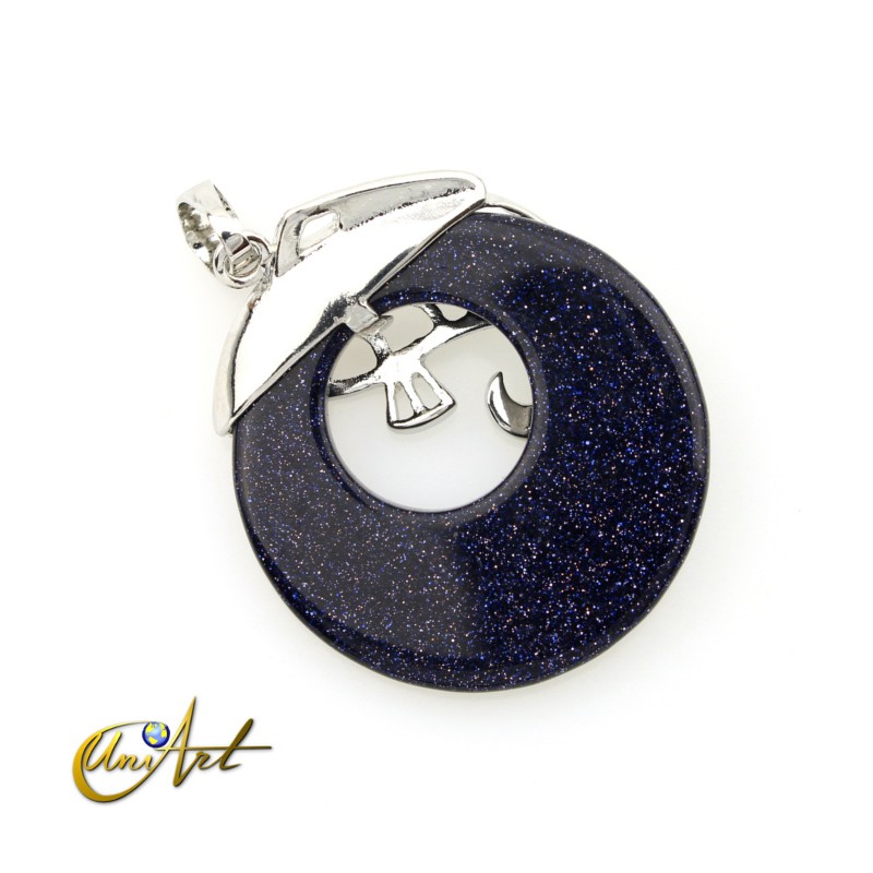 Buy Fish-shaped pendant and crystal donut