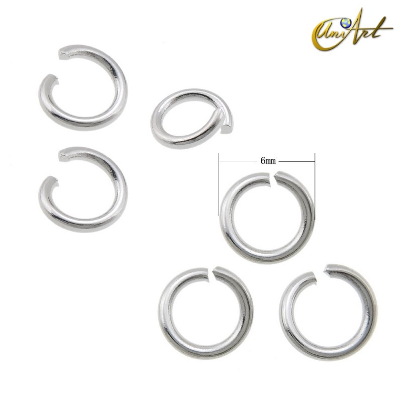 Metal fittings type open ring.